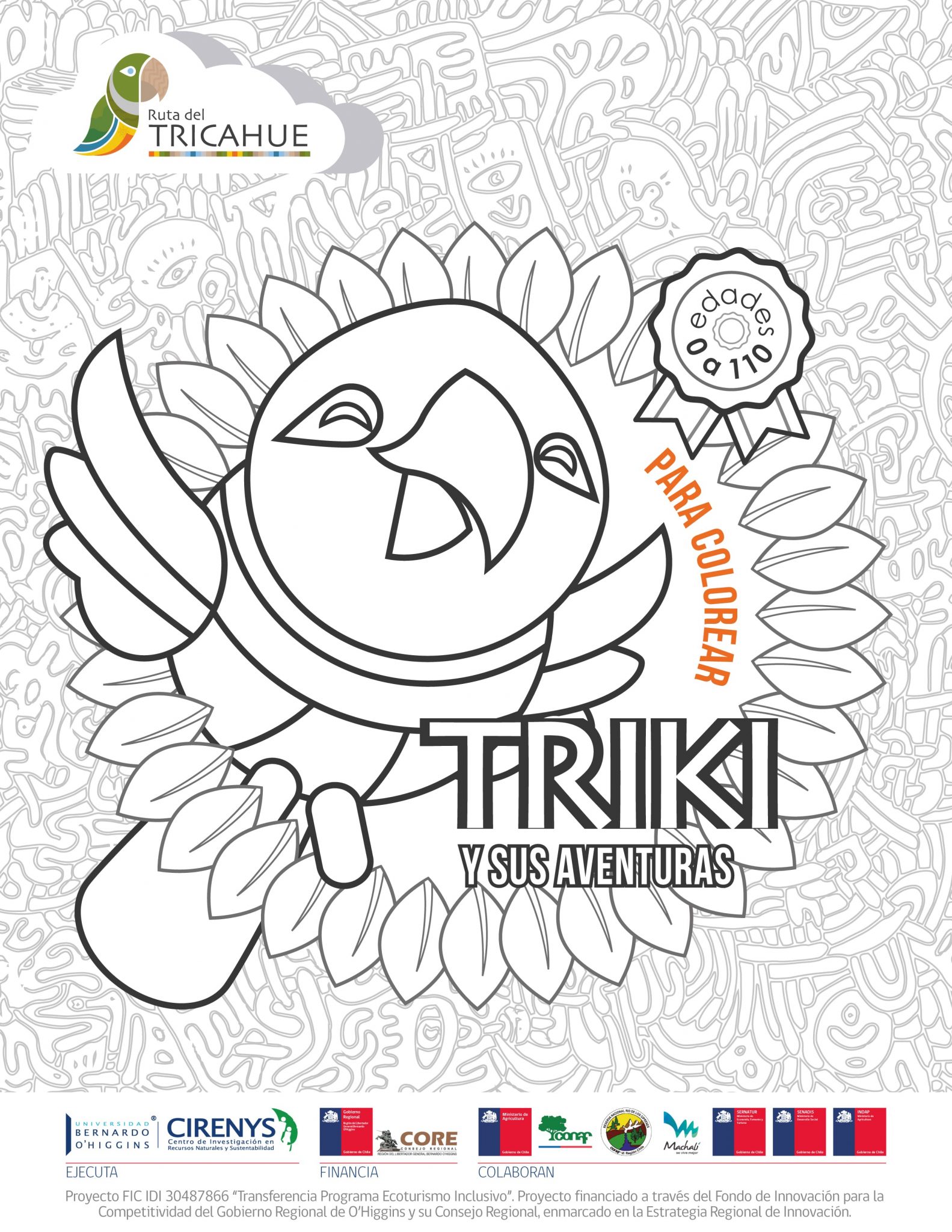 Triki para Colorear archivos - Red Turismo Chile